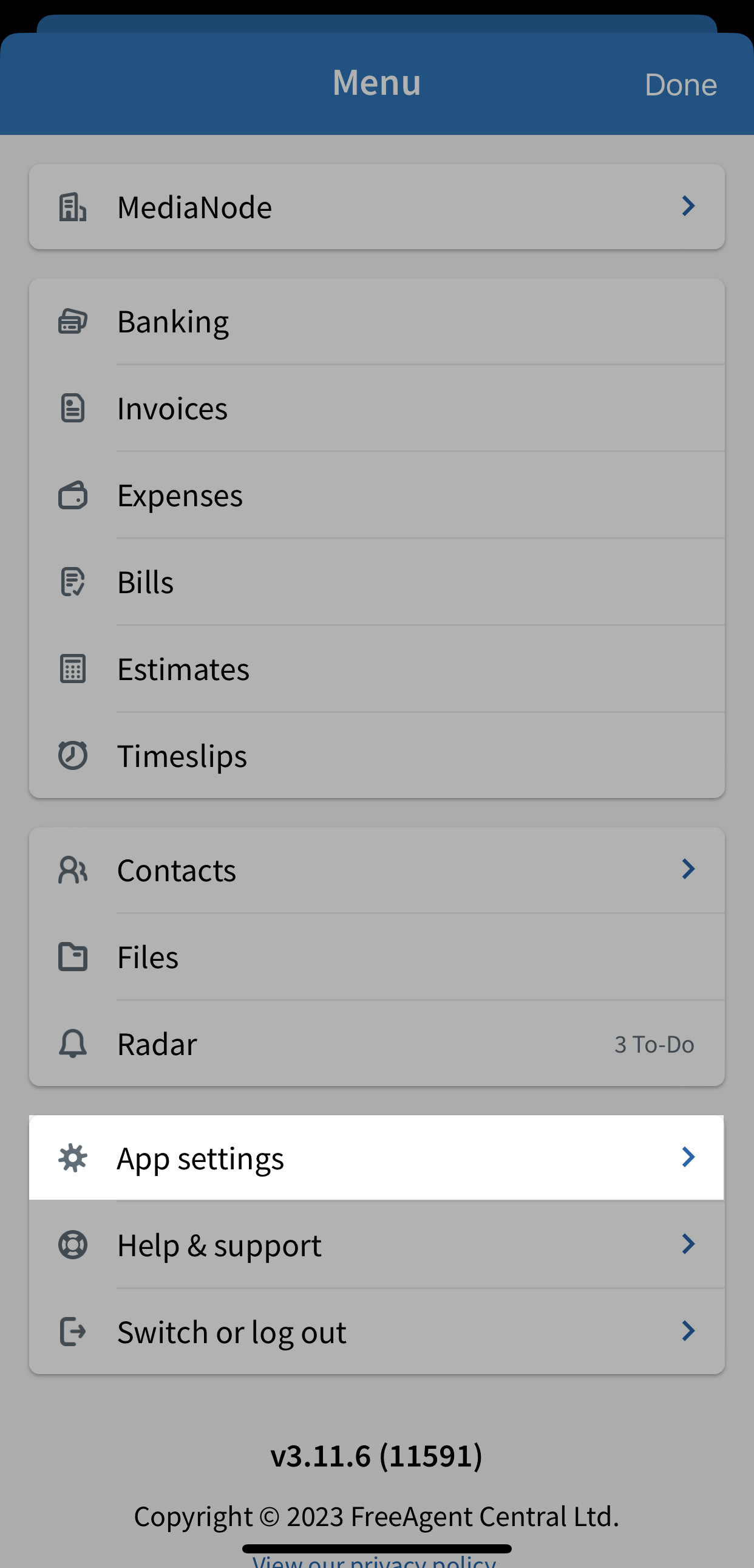 Manage your Admin-To-Do List notifications – FreeAgent