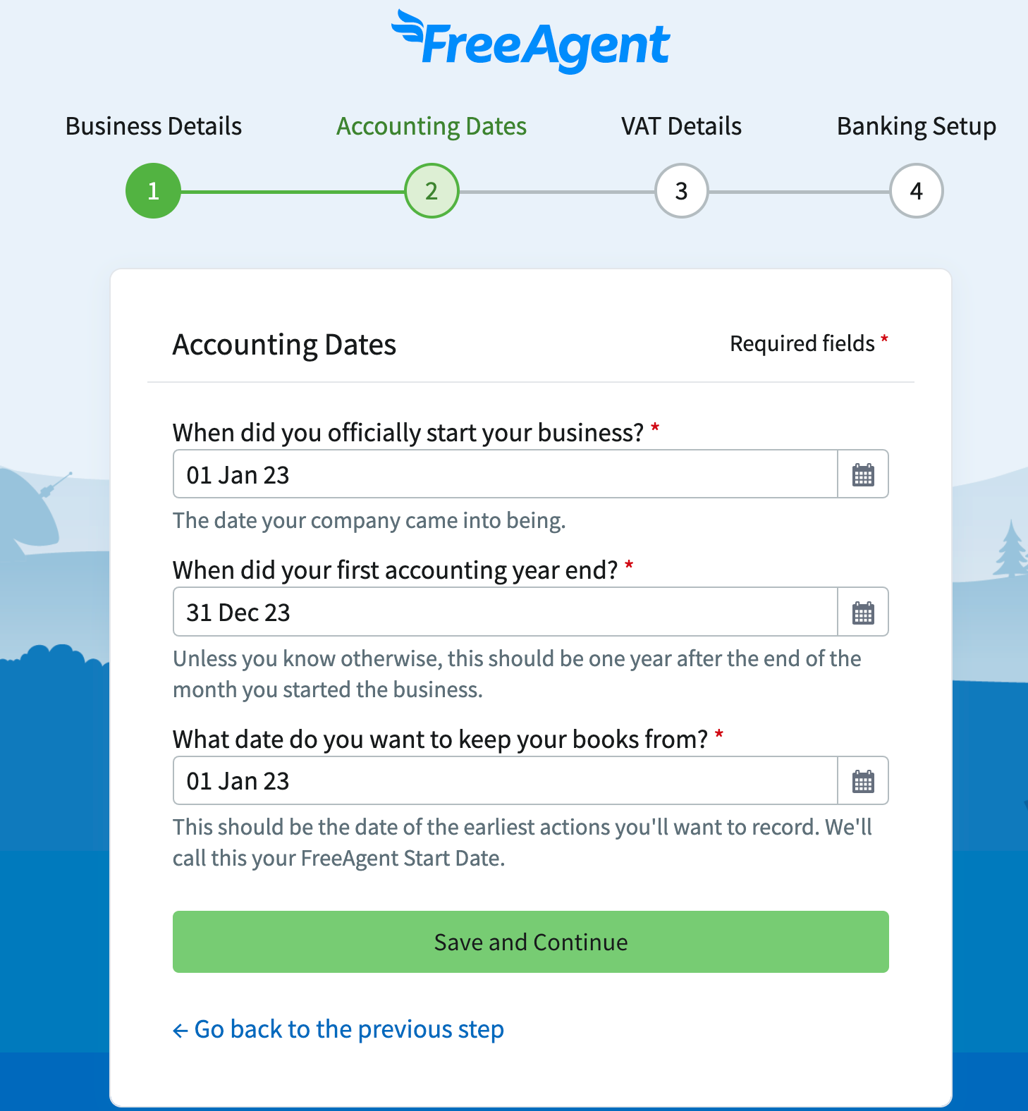How to set up your FreeAgent account – FreeAgent