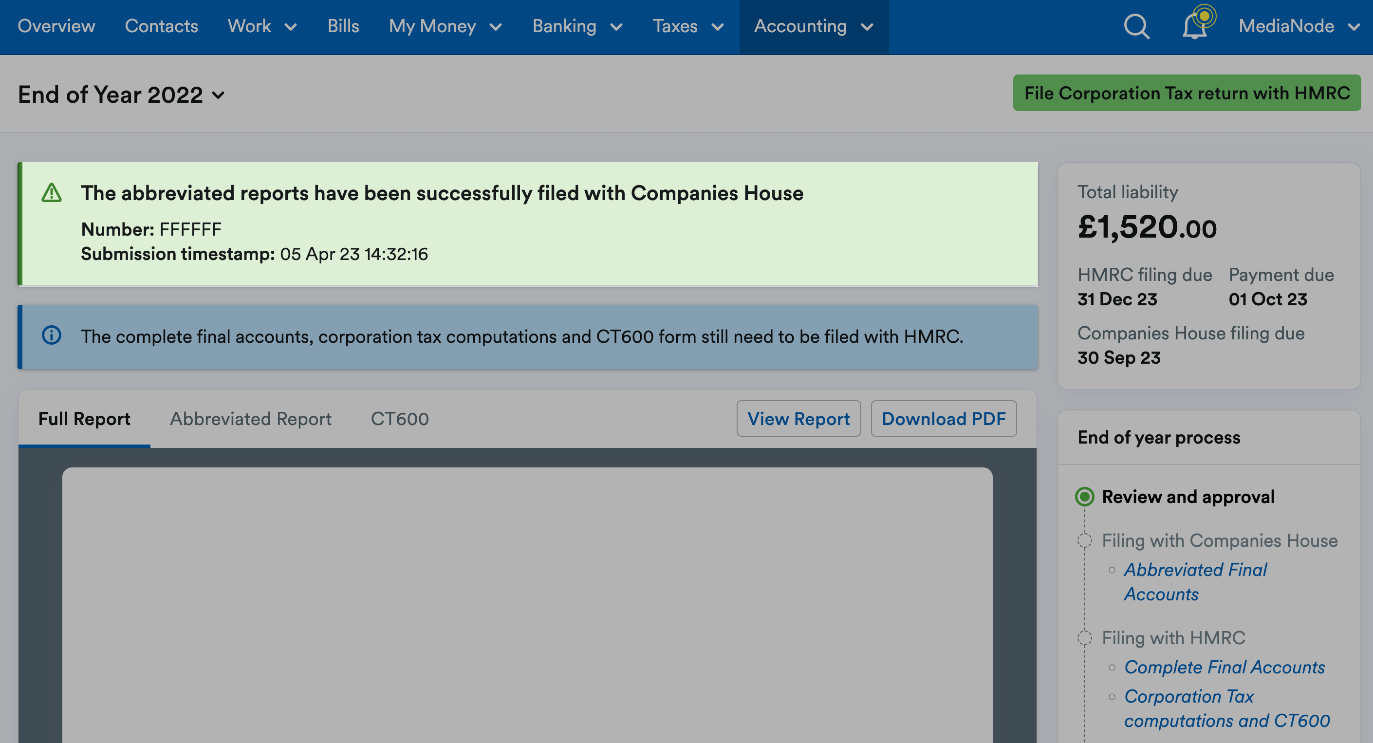 File Final Accounts and Corporation Tax returns through FreeAgent – FreeAgent