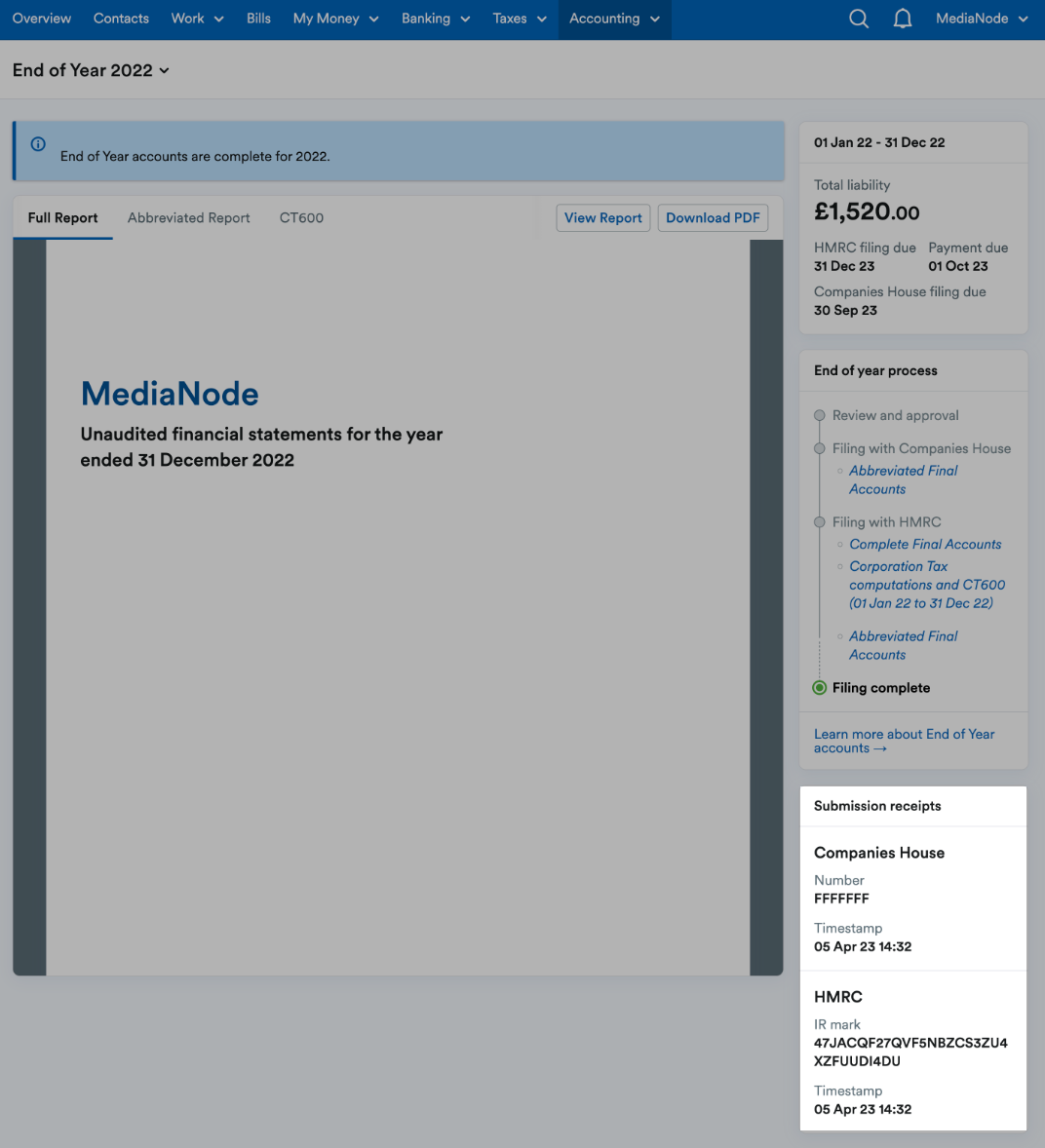 File Final Accounts and Corporation Tax returns through FreeAgent – FreeAgent