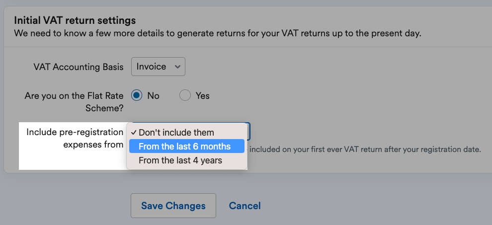 Claim VAT back on purchases made before you were VAT-registered – FreeAgent
