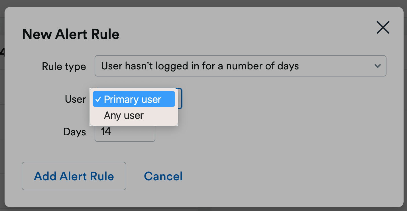 Create alert rules – FreeAgent