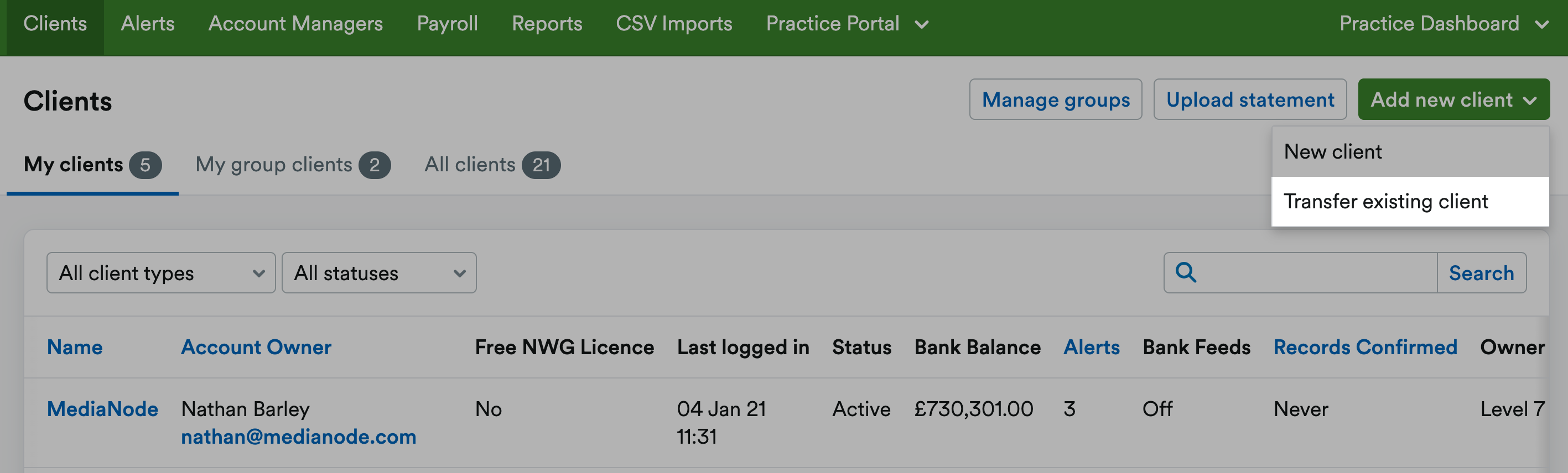 Add an existing FreeAgent account to your Practice Dashboard – FreeAgent