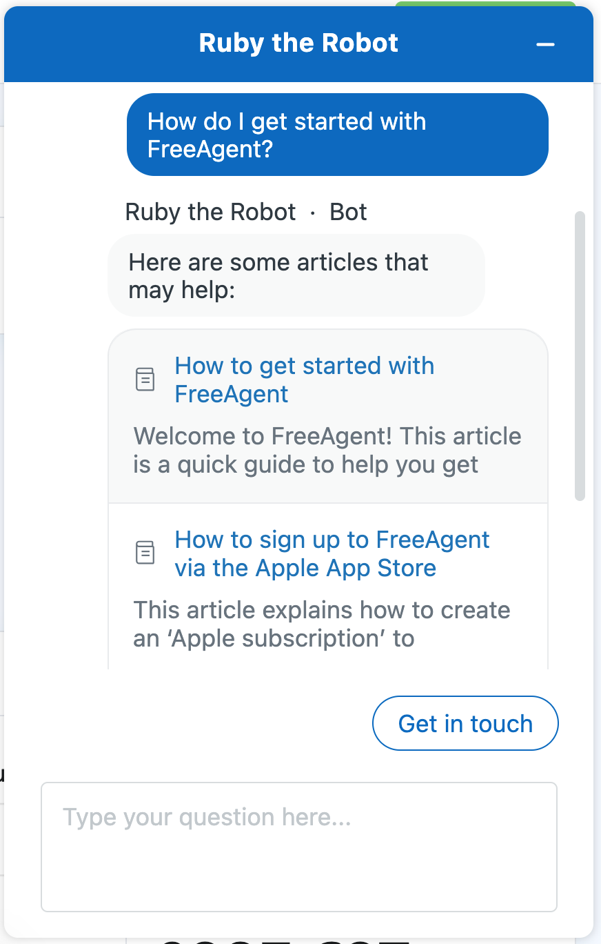 Get help with using FreeAgent – FreeAgent