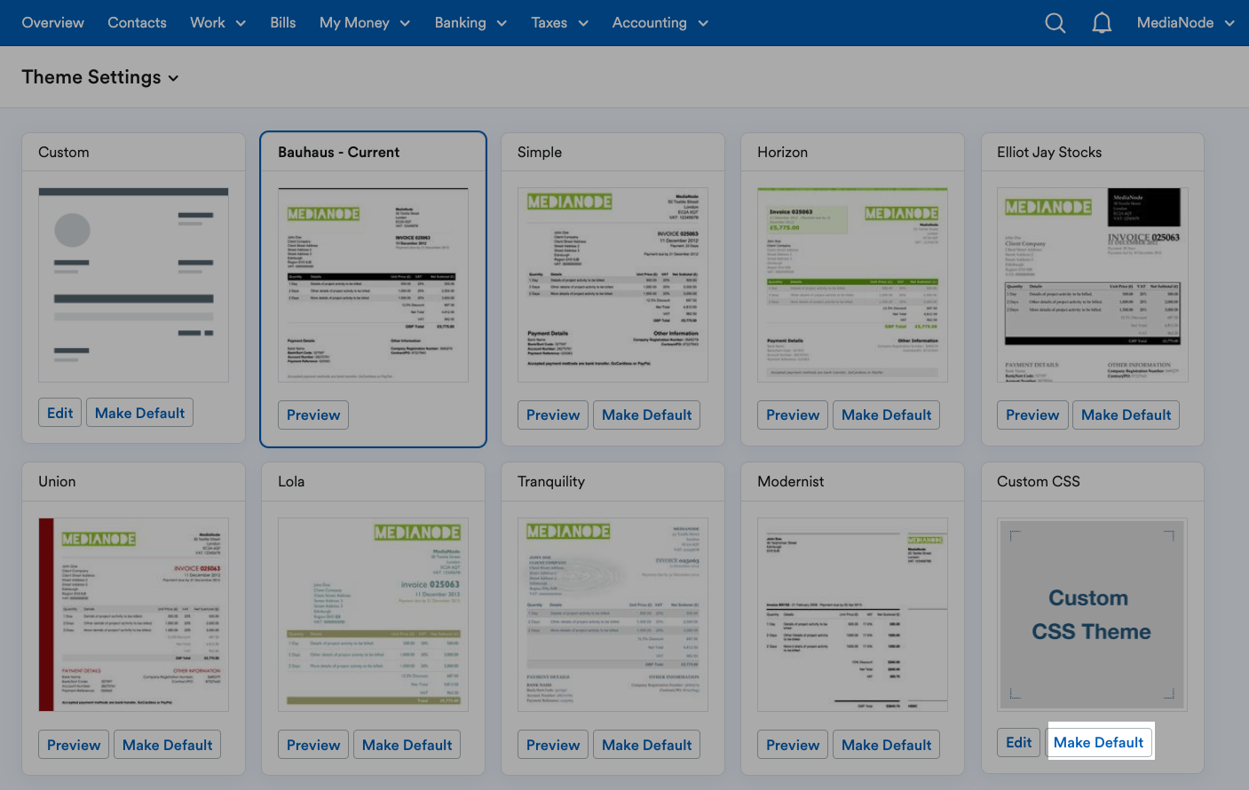 Create a custom invoice theme using CSS – FreeAgent