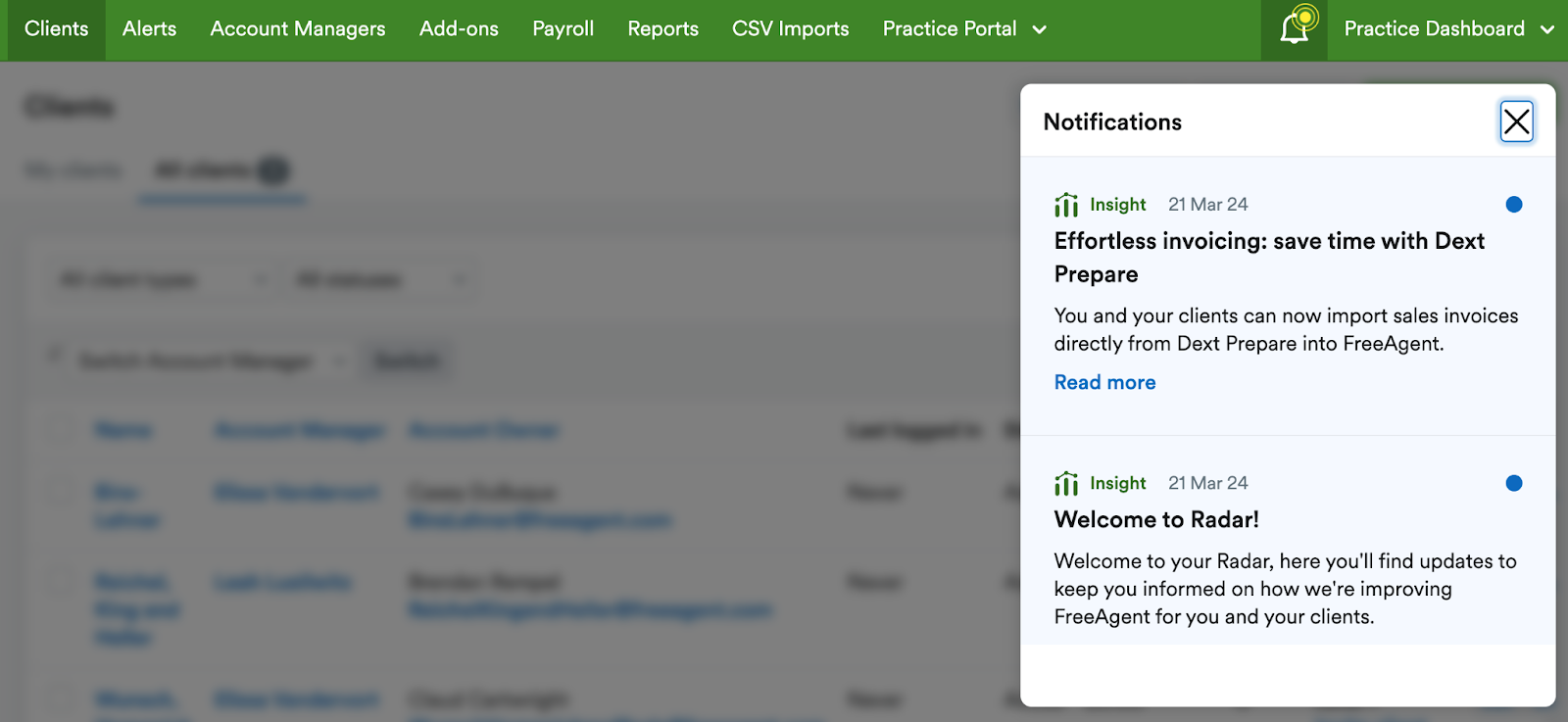 An introduction to Radar for accountants – FreeAgent