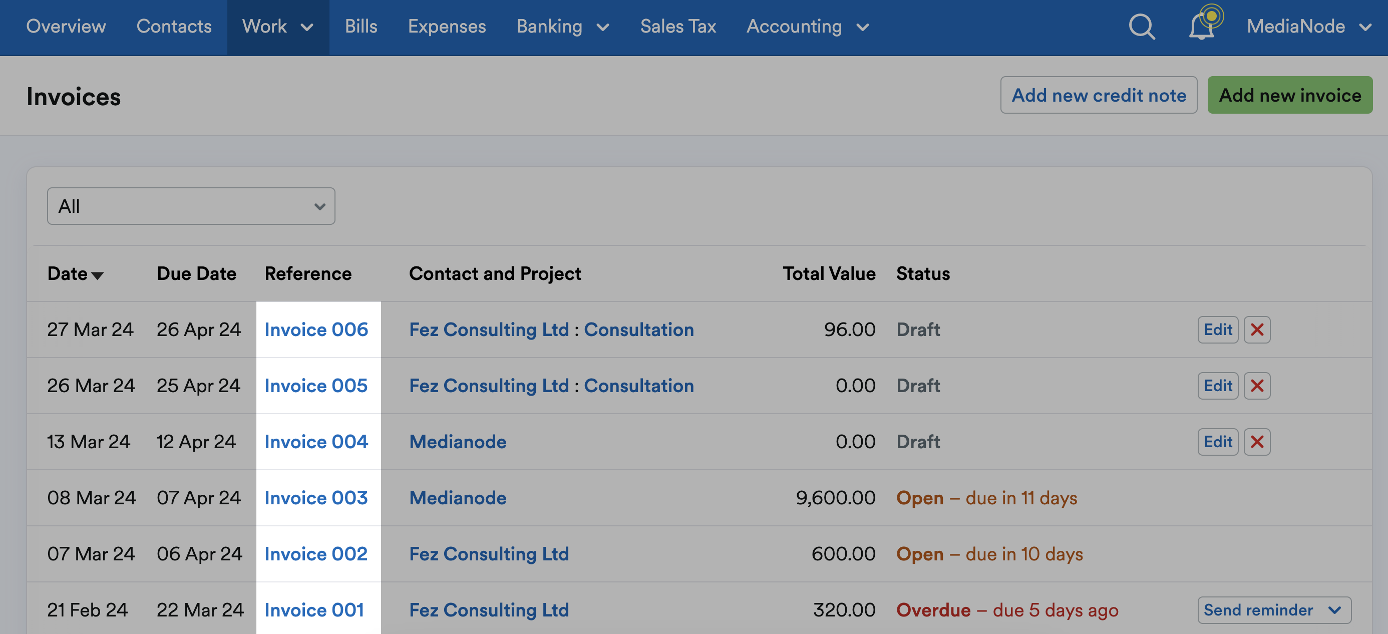 Create a recurring invoice profile based on an existing invoice – FreeAgent