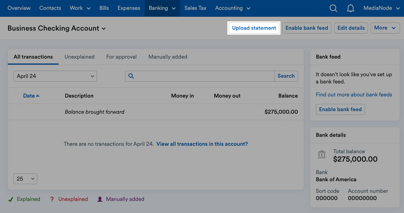 Reinstating deleted bank transactions – FreeAgent