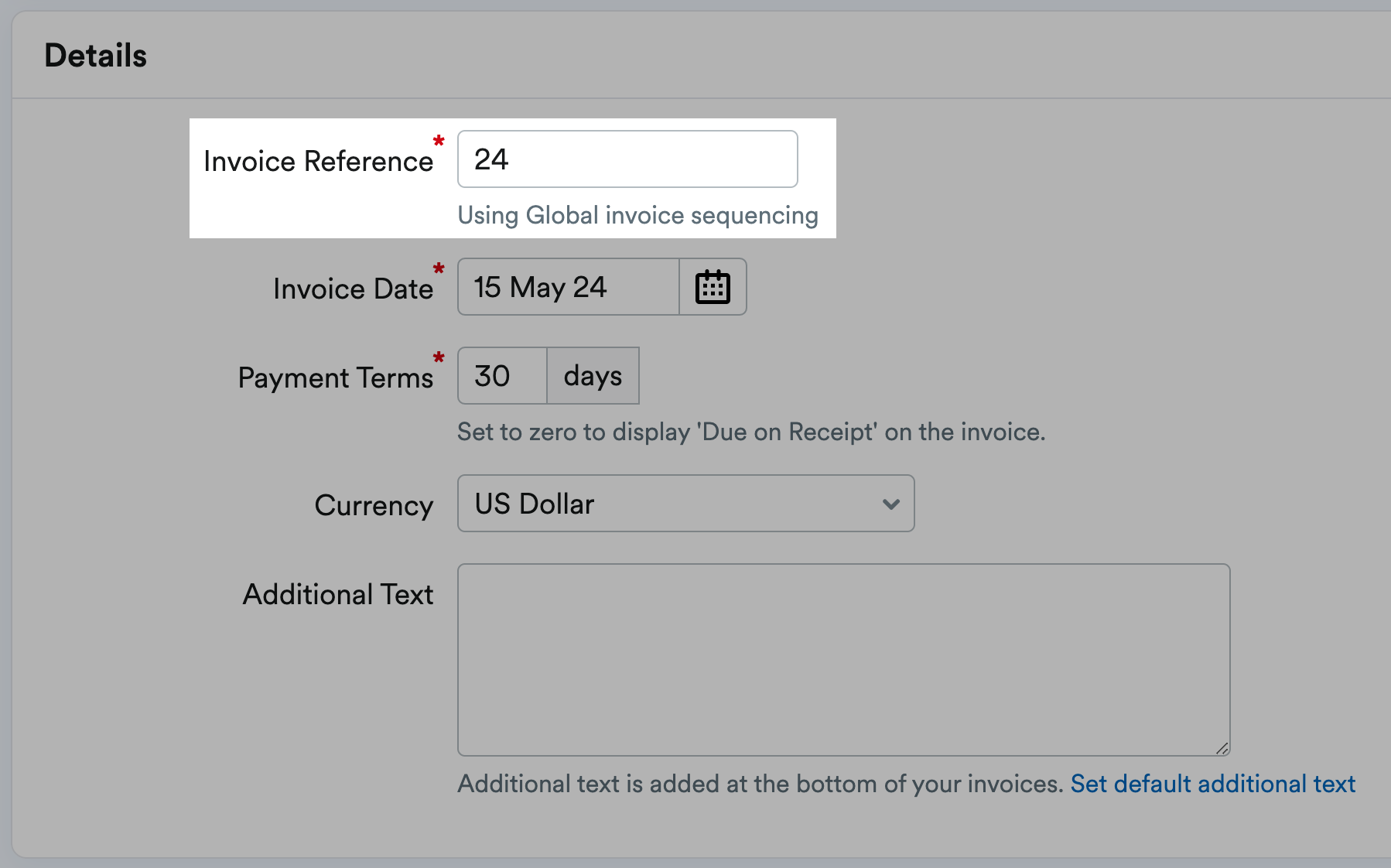 How invoice numbering works in FreeAgent – FreeAgent
