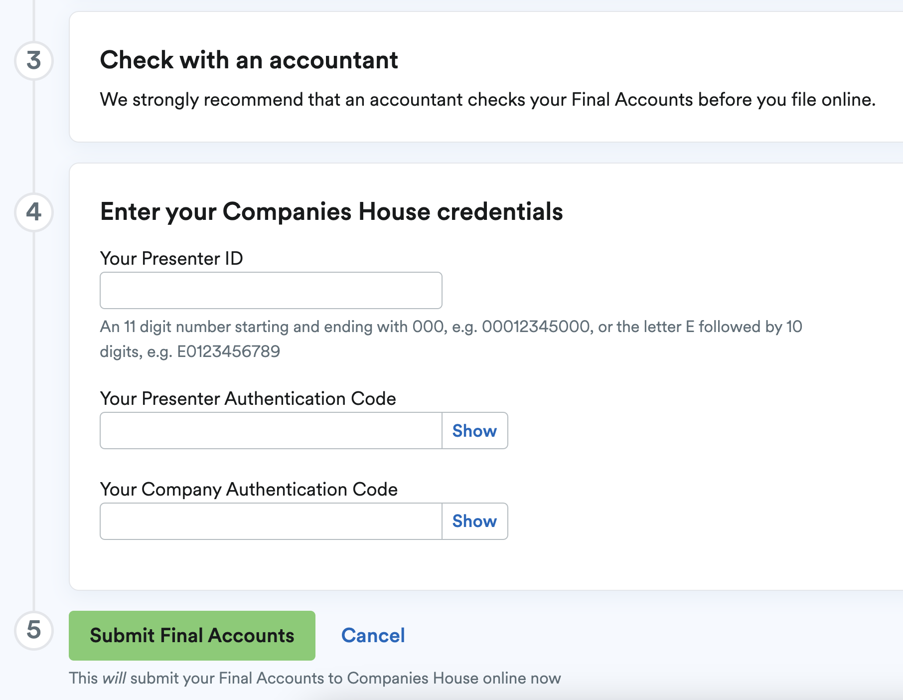 Apply for a Companies House presenter account FreeAgent