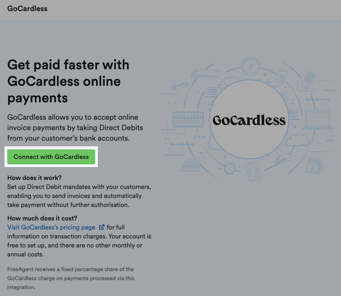 Set up a GoCardless integration – FreeAgent