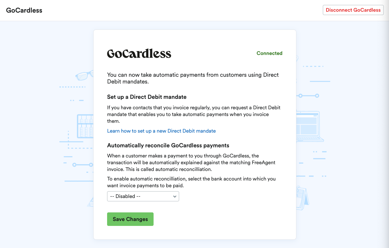 Set up a GoCardless integration – FreeAgent