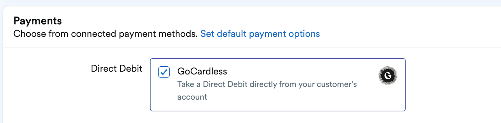 Take payments with GoCardless using a Direct Debit mandate – FreeAgent