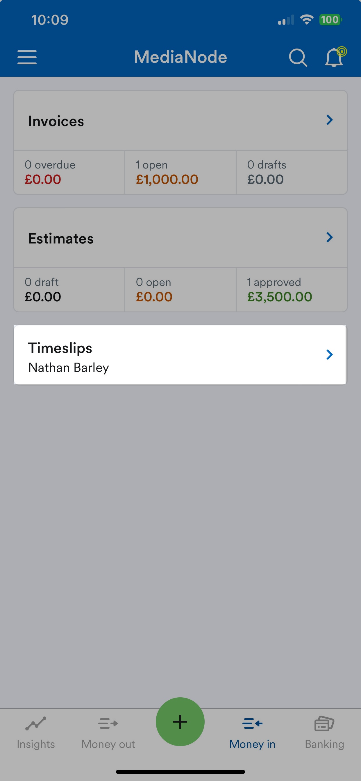 Delete a timeslip on mobile – FreeAgent