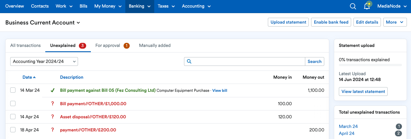 Switching to FreeAgent from another software – FreeAgent