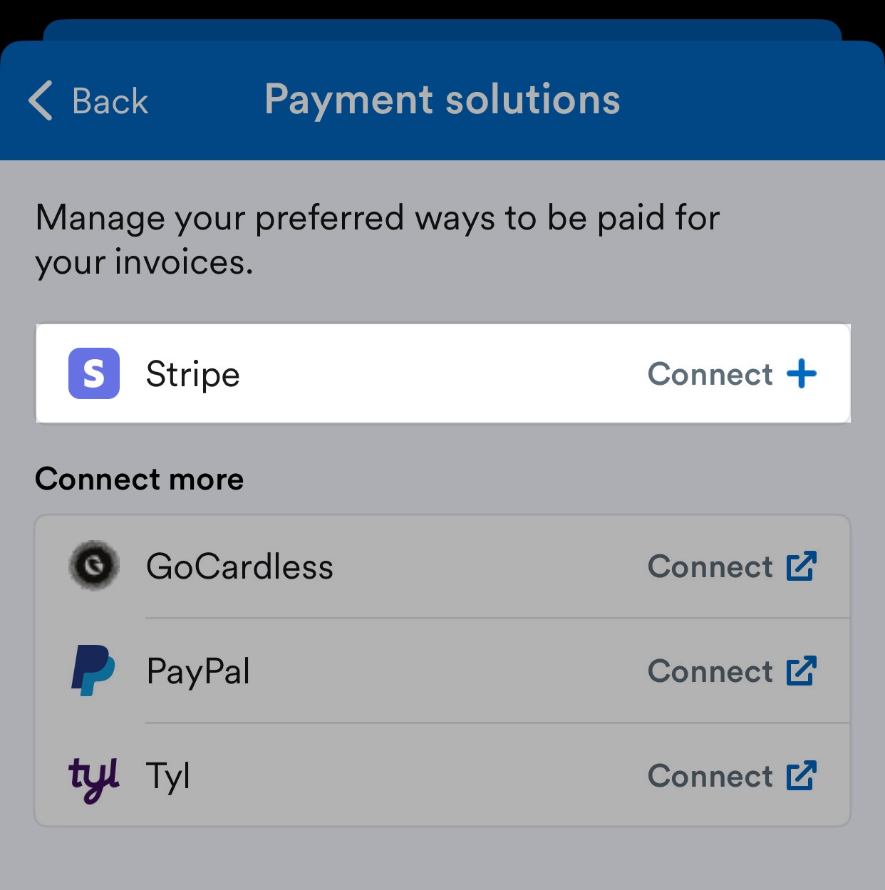 Connecting to Stripe on mobile – FreeAgent