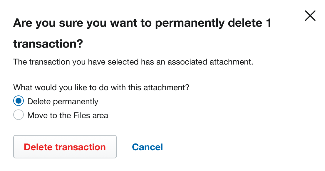 How to delete bank transactions – FreeAgent