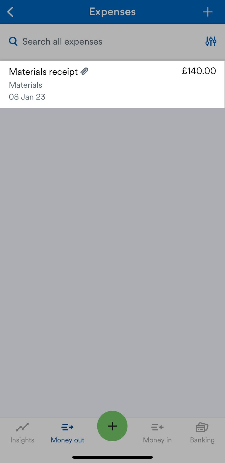 Convert a Smart Capture file into an out-of-pocket expense on mobile – FreeAgent