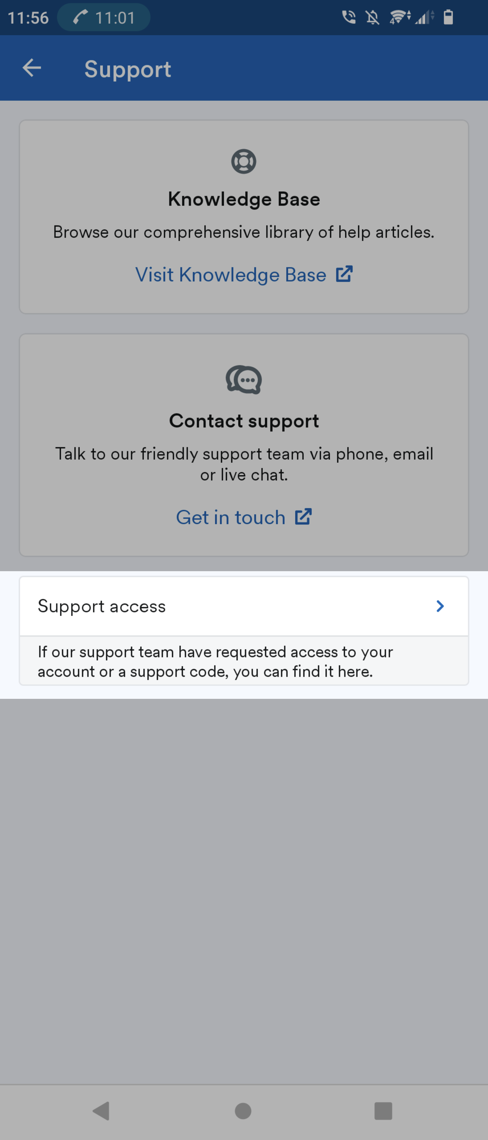 Provide FreeAgent’s support team access to your account on mobile – FreeAgent