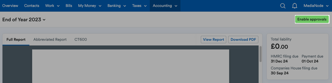 Filing clients’ Final Accounts and Corporation Tax returns through ...