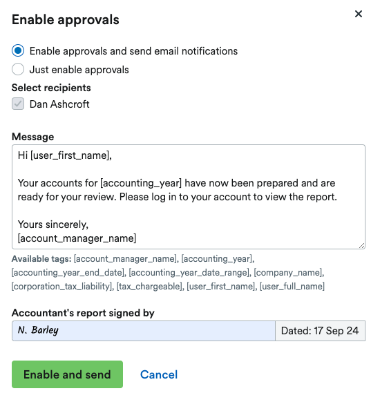 Filing clients’ Final Accounts and Corporation Tax returns through ...