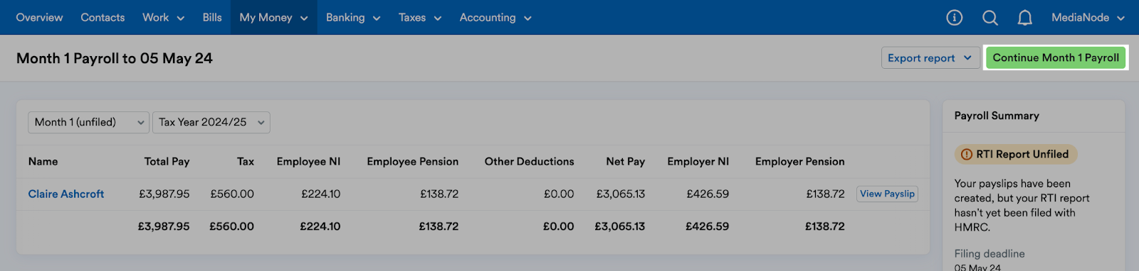 Edit or delete payroll that has been marked as filed – FreeAgent
