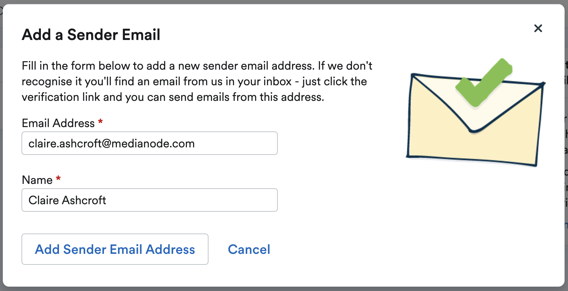 Verify a sender email address – FreeAgent