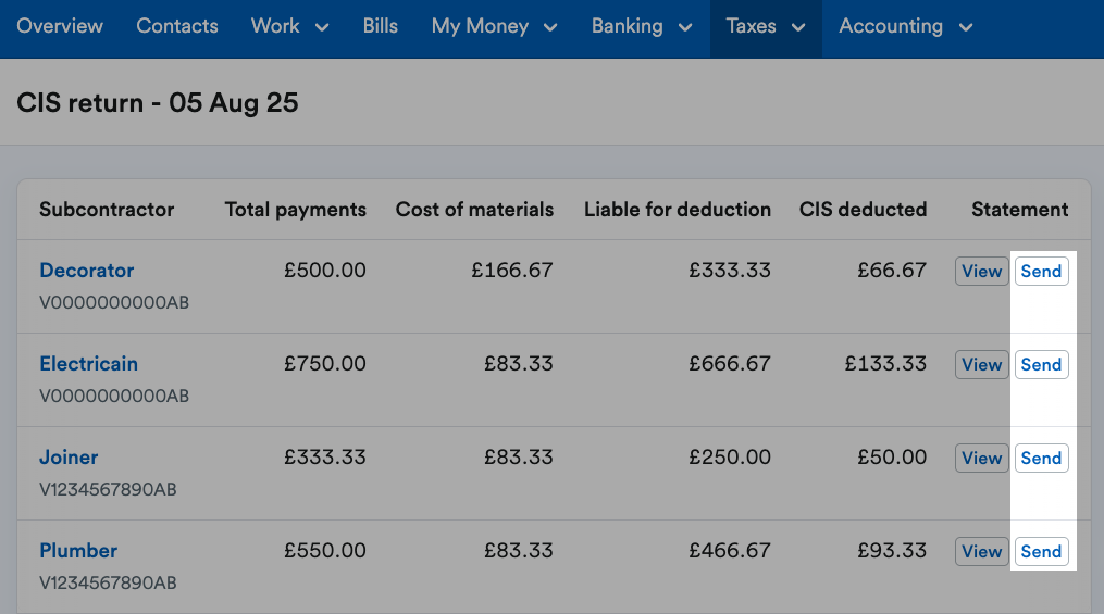 Contractor monthly return (CIS300) in FreeAgent – FreeAgent