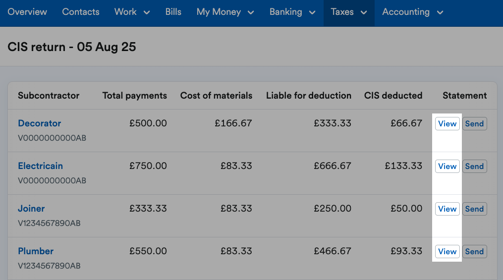 Contractor monthly return (CIS300) in FreeAgent – FreeAgent