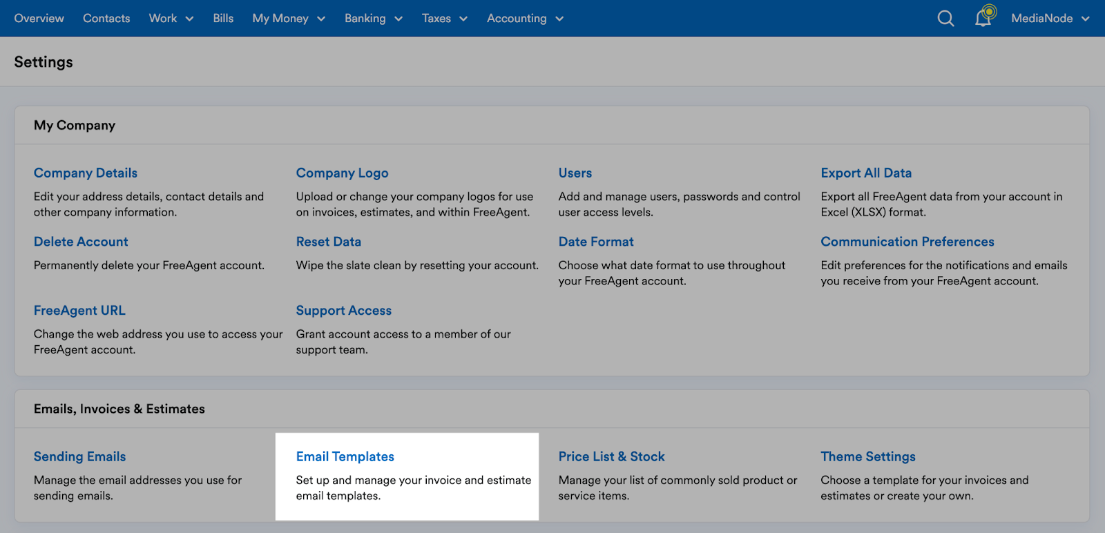 Set up an email template for CIS payment and deduction statements ...