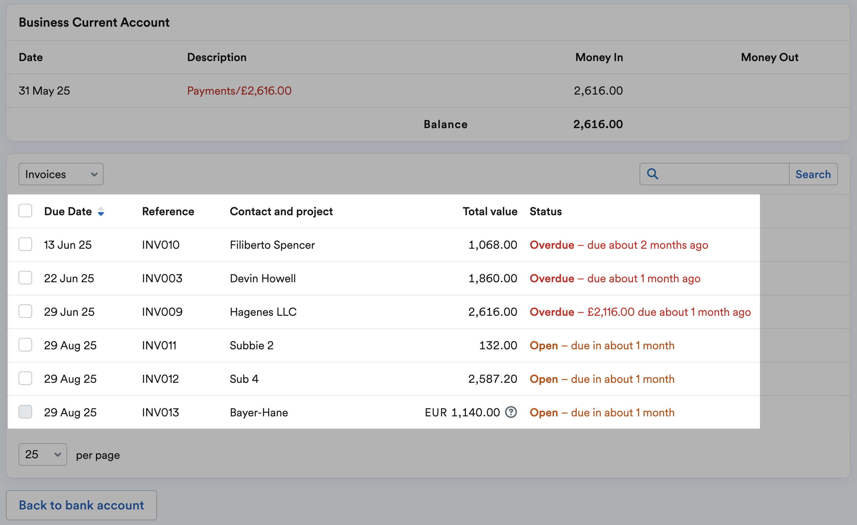 Pay off multiple invoices with one payment – FreeAgent