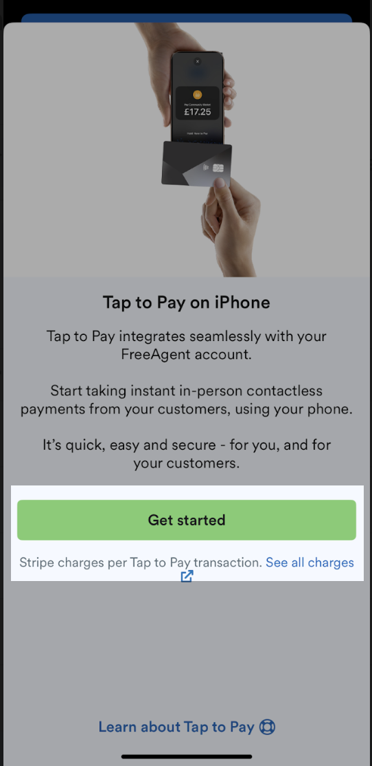 Set up Tap to Pay on mobile – FreeAgent