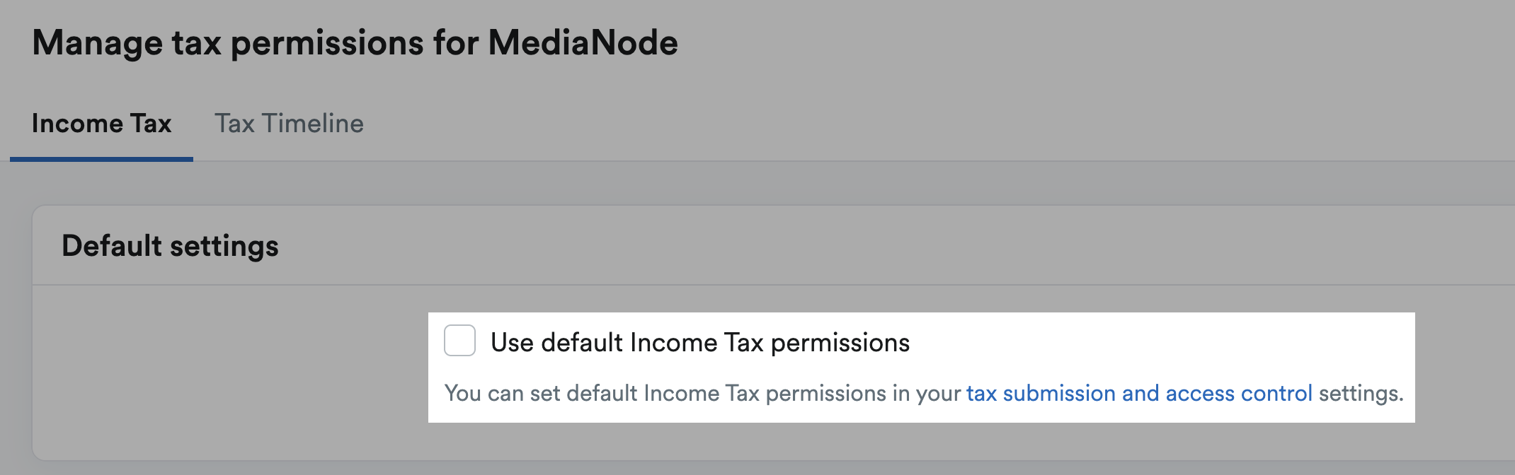 Manage a client’s tax permissions – FreeAgent