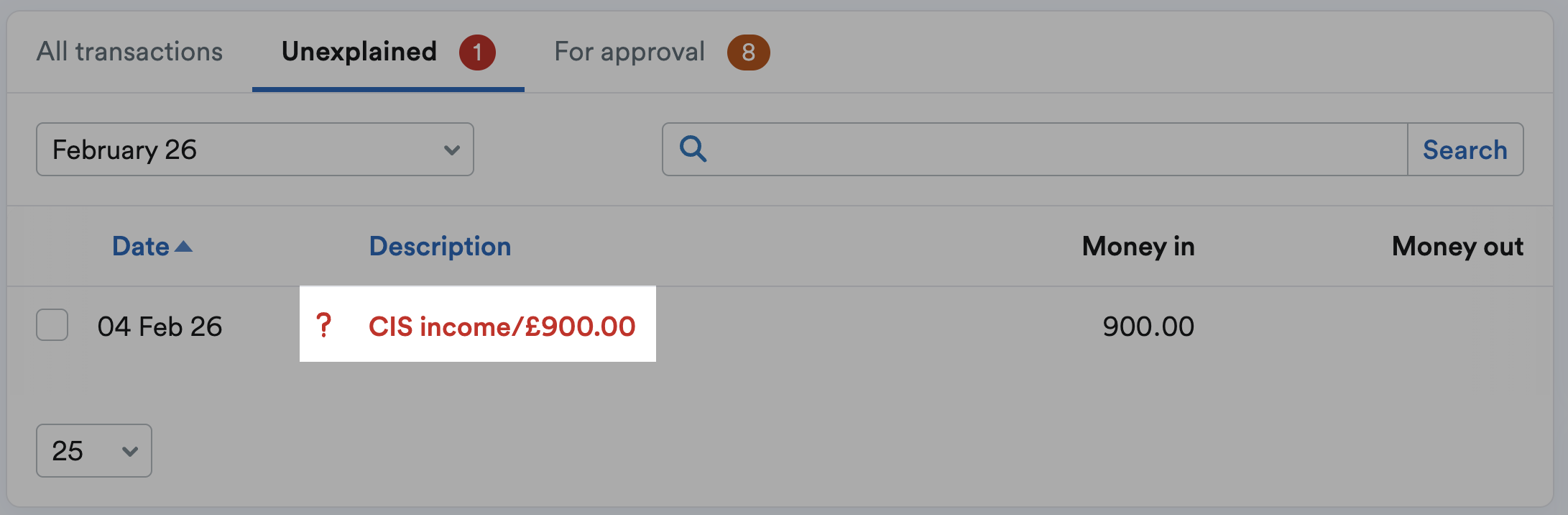 Explain bank transactions as CIS income – FreeAgent
