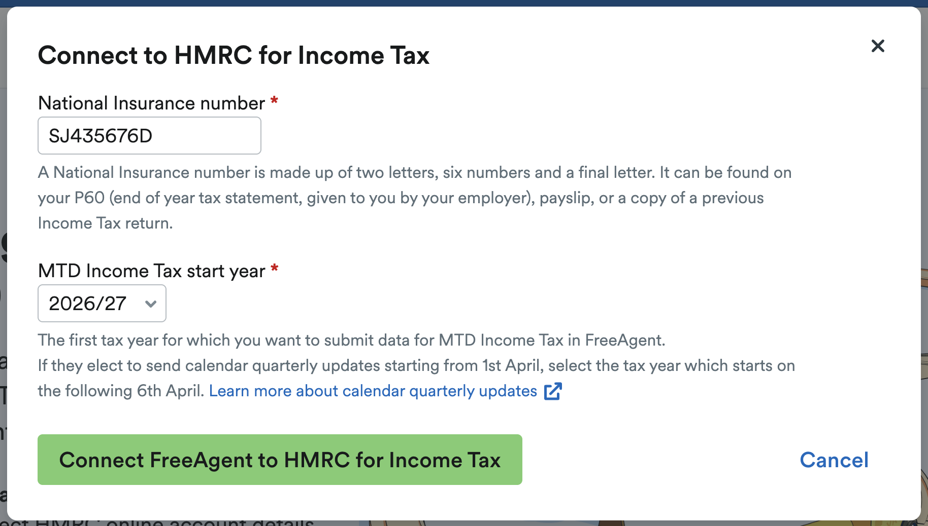 Manage a client’s MTD for Income Tax submissions as an accountant user ...