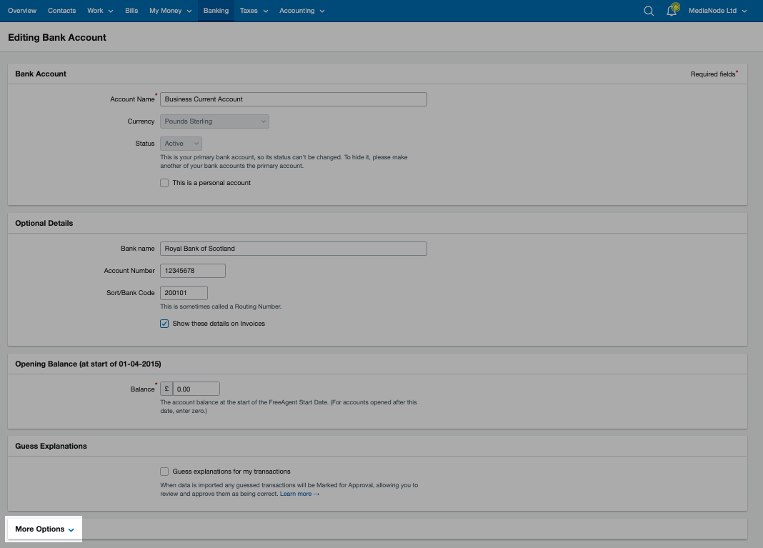 How to display your IBAN and BIC numbers on invoices – FreeAgent