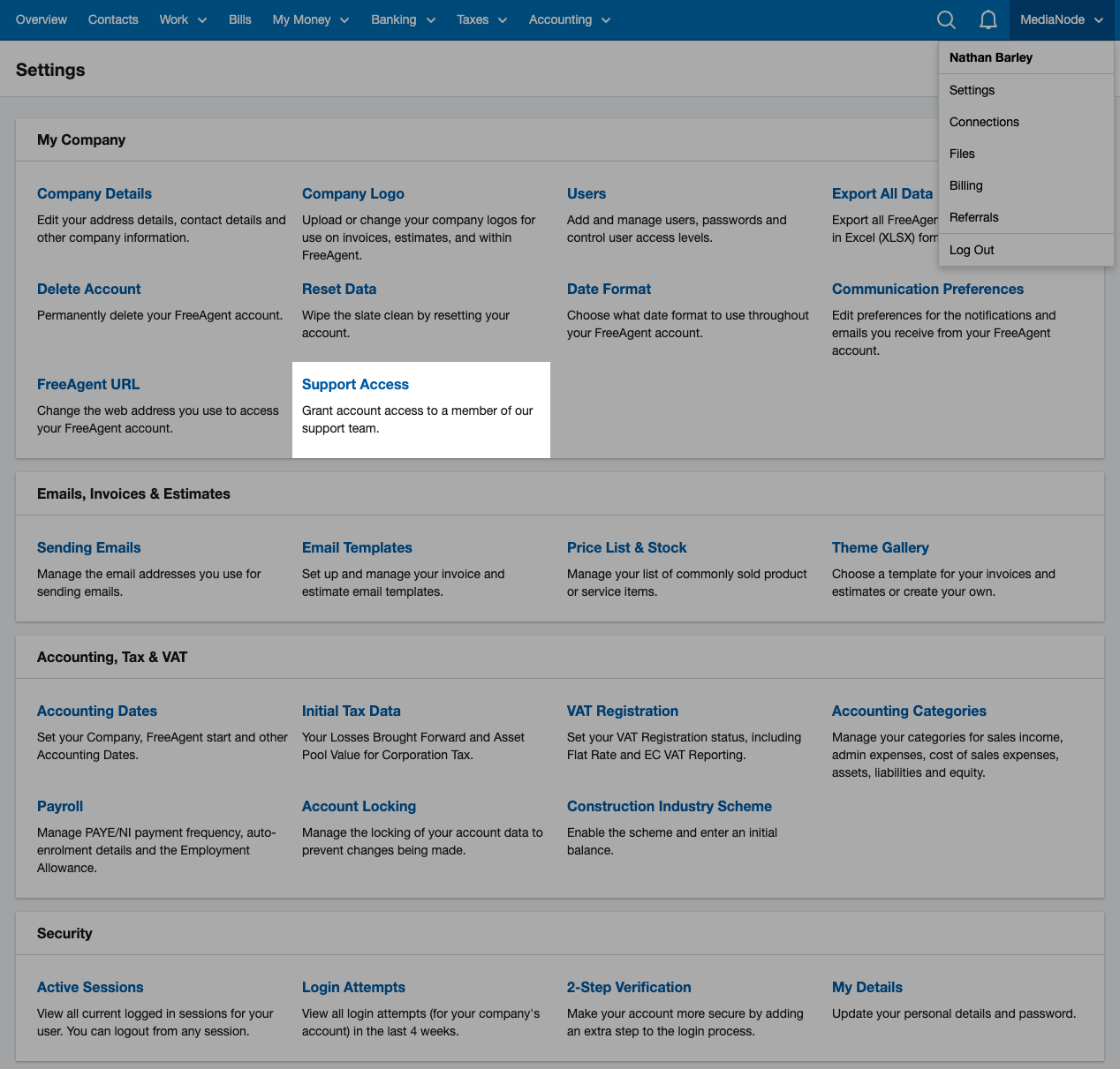 how-to-generate-a-support-code-in-order-to-give-freeagent-s-support