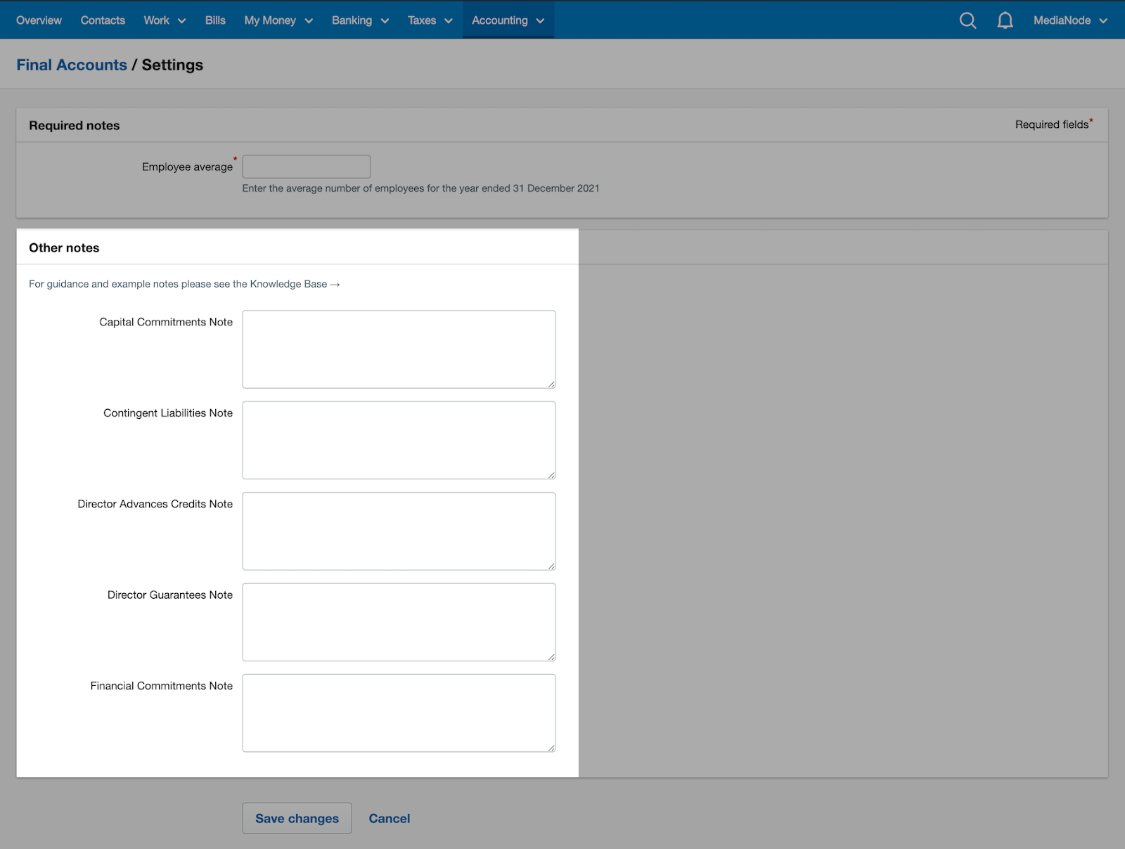 The Final Accounts report for micro-entities – FreeAgent