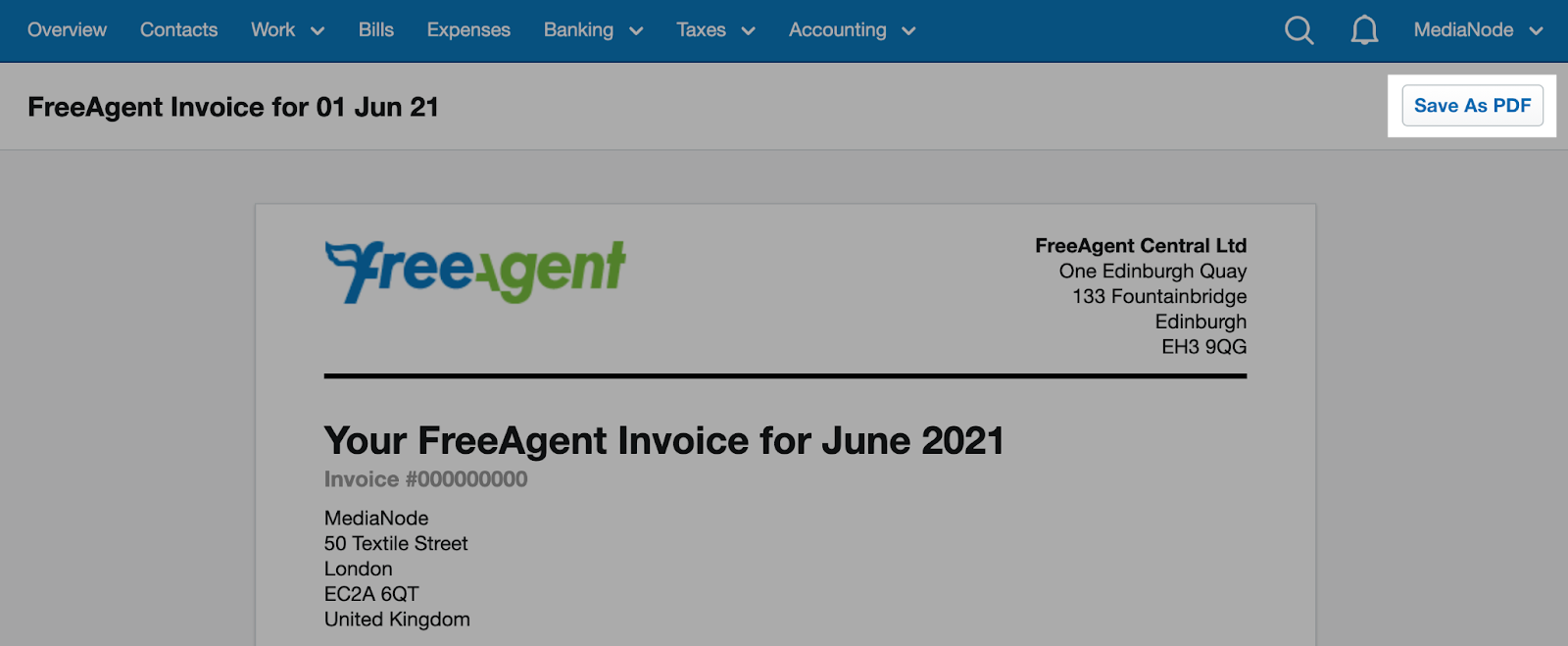 Access your FreeAgent subscription invoices – FreeAgent
