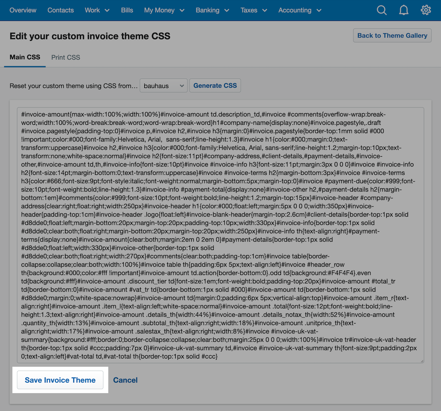 How To Create A Custom Invoice Theme Using CSS FreeAgent