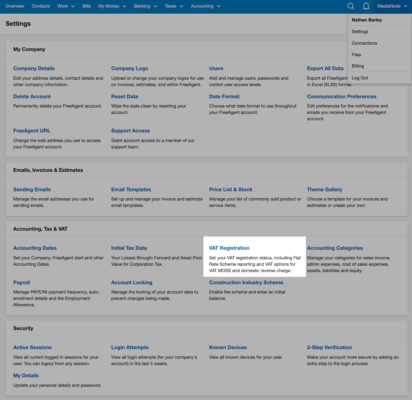 Update your VAT registration settings when you re-register your ...