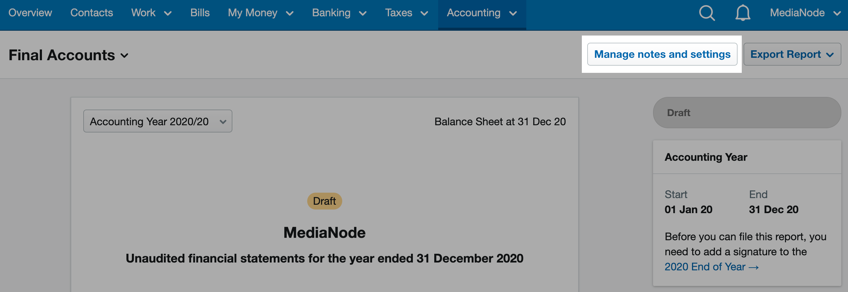 The Final Accounts report for micro-entities – FreeAgent