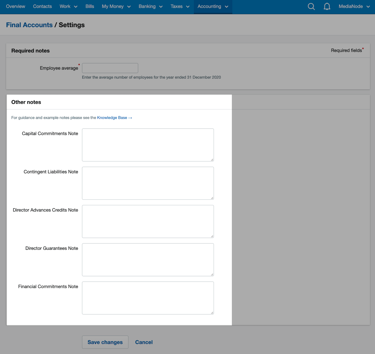 The Final Accounts report for micro-entities – FreeAgent