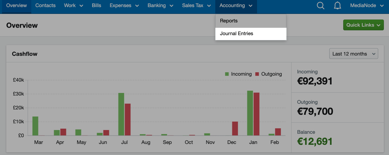 How To Create Journal Entries FreeAgent