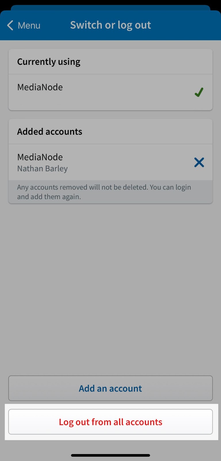 Switch between FreeAgent accounts in the FreeAgent mobile app – FreeAgent